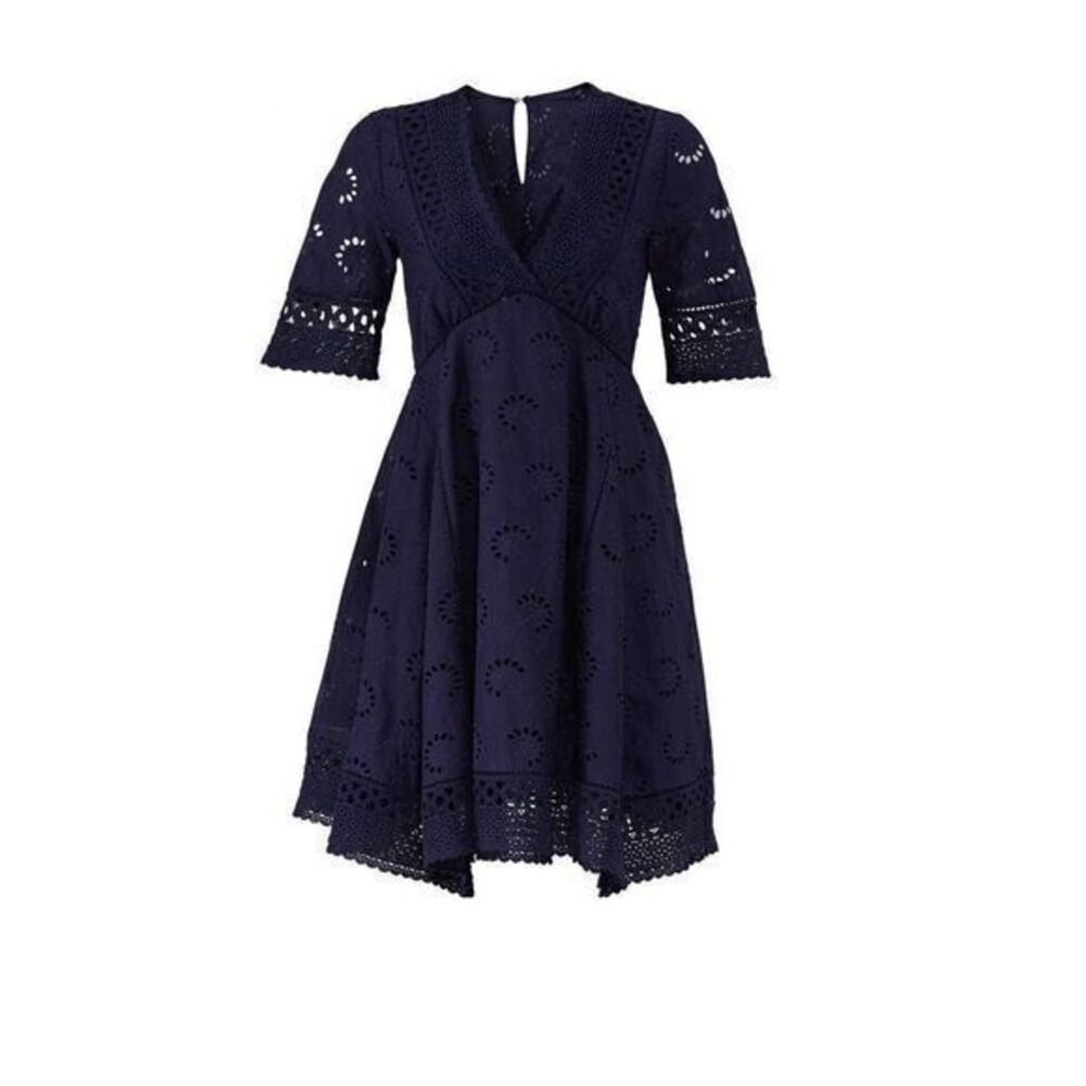 Louna Embroidered Tracy Dresssmall - Gem